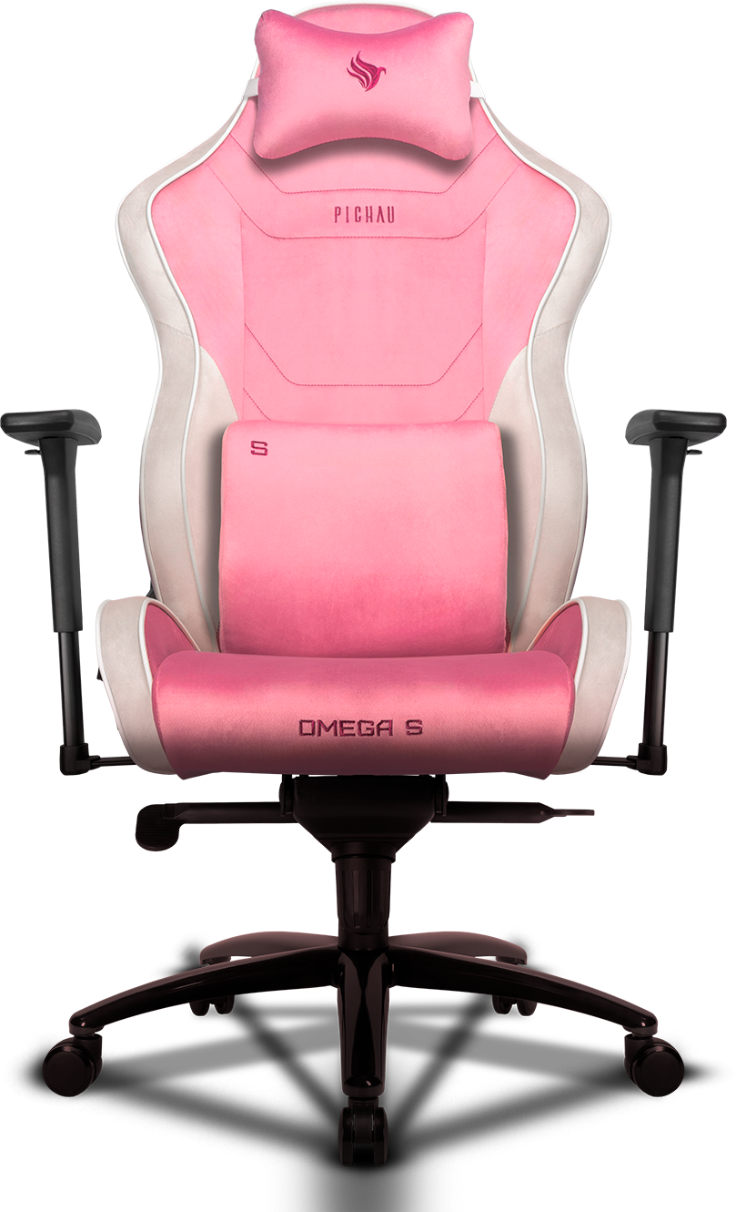 Cadeira Gamer Pichau Omega S, Espuma Moldada, Braco 3D, Rosa e Creme ...