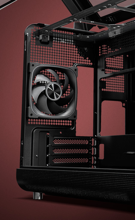 Gabinete Gamer Pichau Ikaros, ARGB, Mini-Tower, Tela LCD, Lateral de ...