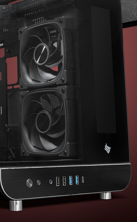 Gabinete Gamer Pichau Ikaros, ARGB, Mini-Tower, Tela LCD, Lateral de ...