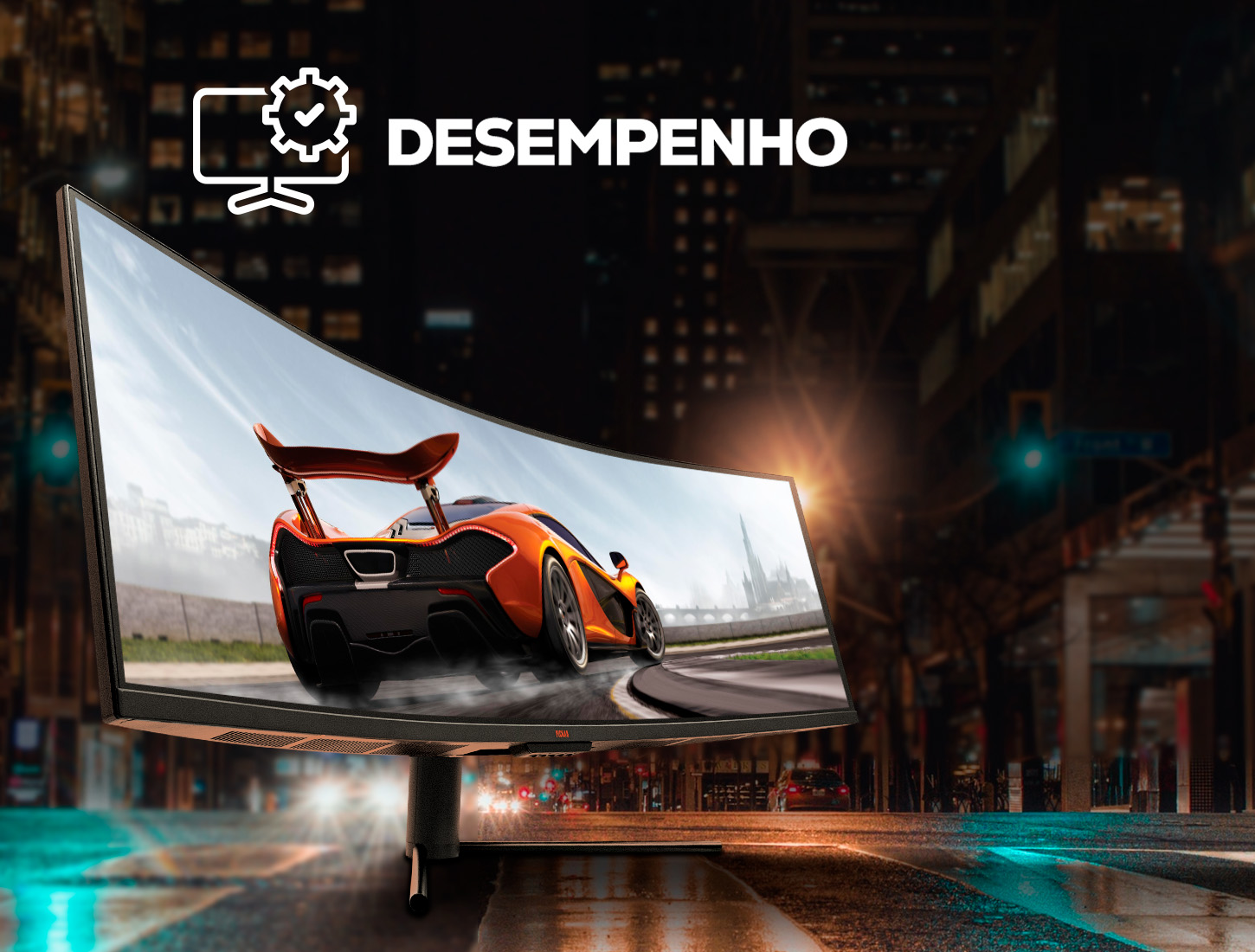 Monitor Gamer Pichau Cepheus VPRO49 Ultra, 49 Pol. VA, DFHD, 1ms, 144Hz ...