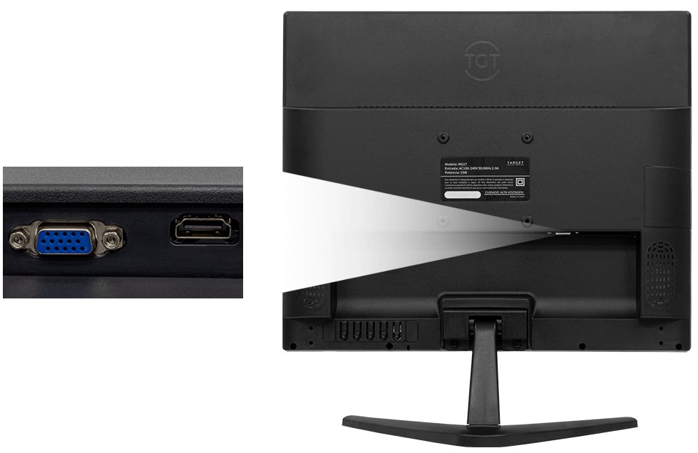 Monitor TGT MG17, 17 Pol. LED HD, 3ms, 60Hz, HDMI/VGA, TGT-M173M60-01 ...